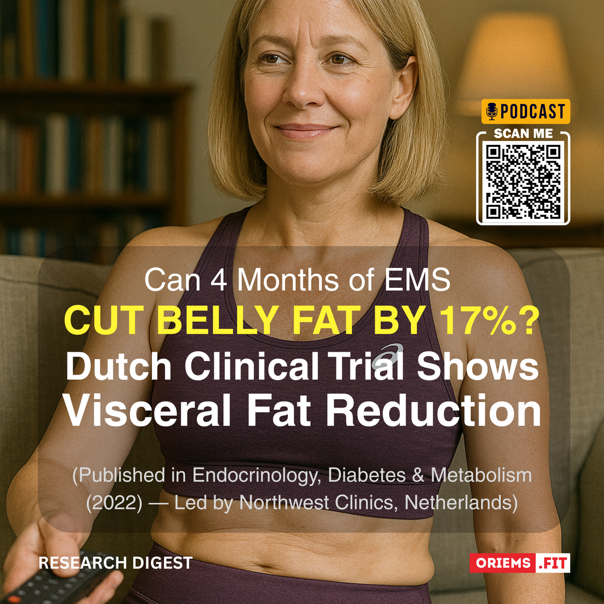EMS Belly Fat Study in Older Adults with Diabetes – 2022 Dutch Research ...